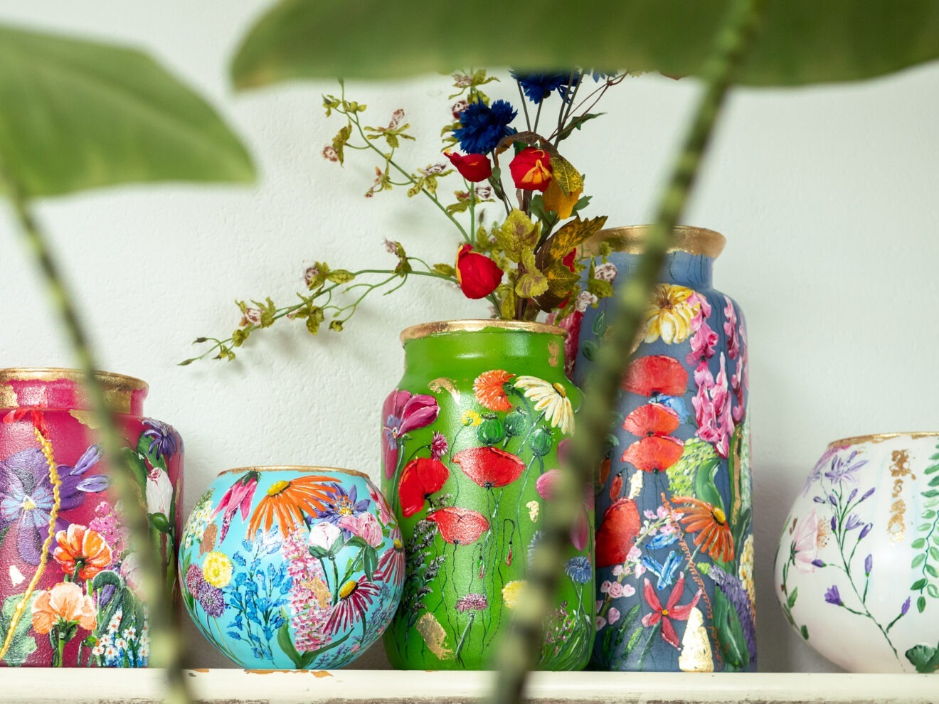 Vazerijtje – Handbeschilderde vazen